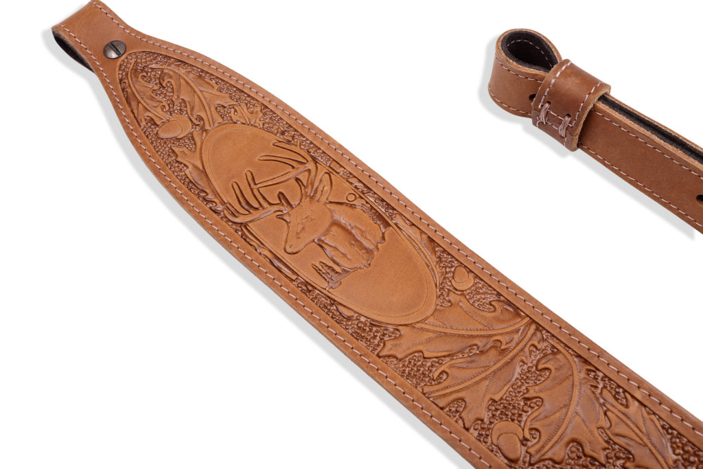 Natural Oil-Tan Leather Rifle Sling - S20T03-NAT