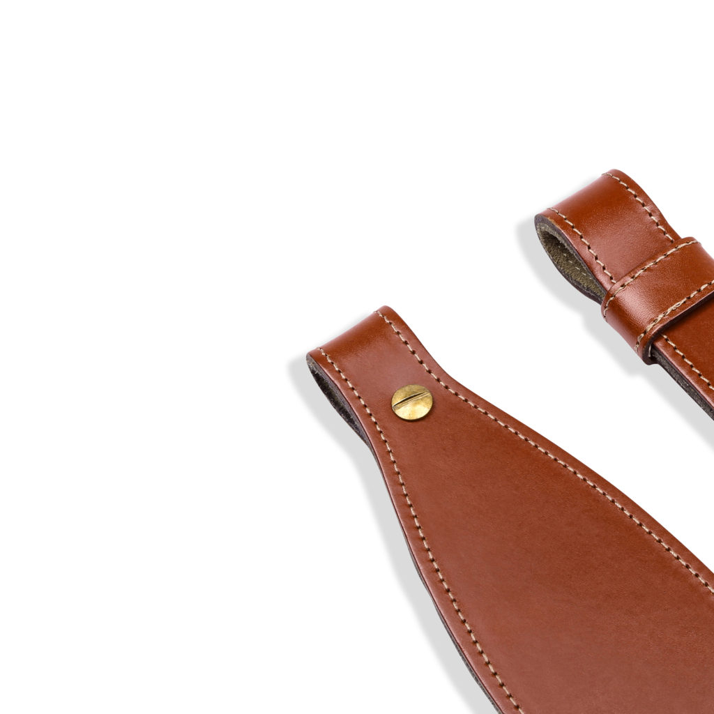 Walnut Veg-Tan Leather Rifle Sling - SN22-WAL