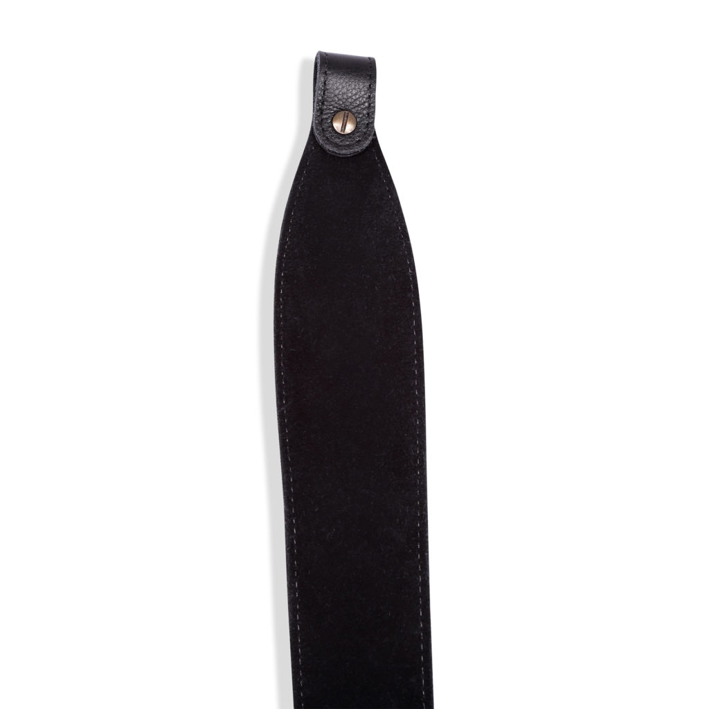 Black Garment Leather Rifle Sling - SNG20ED-BLK